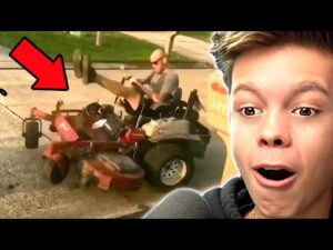 Lawn Mower FAILS! 😵 (Blessing Boys REACT!) - Mowrs.com