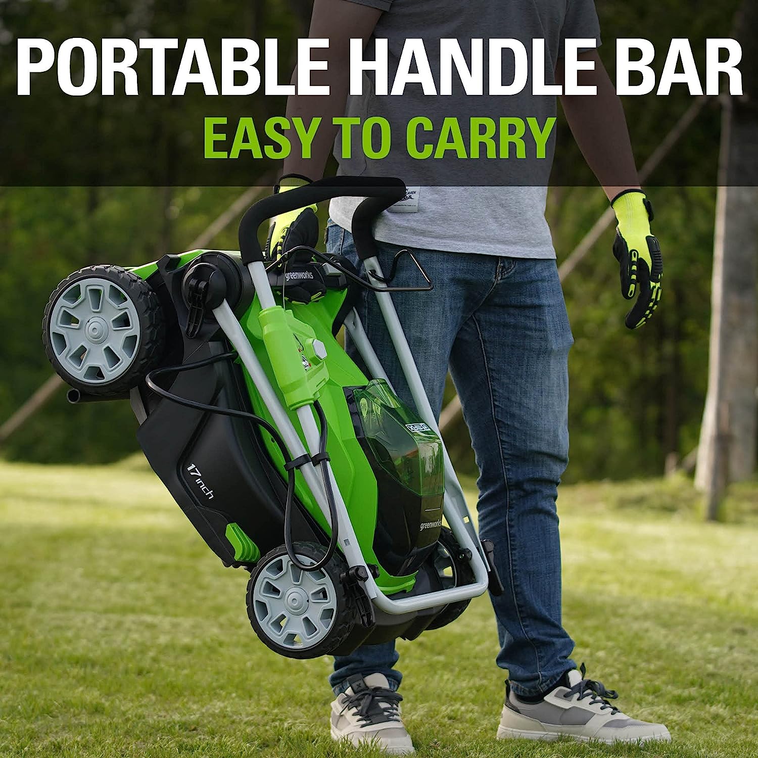 Greenworks 40V 17 inch Cordless Lawn Mower review - Mowrs.com